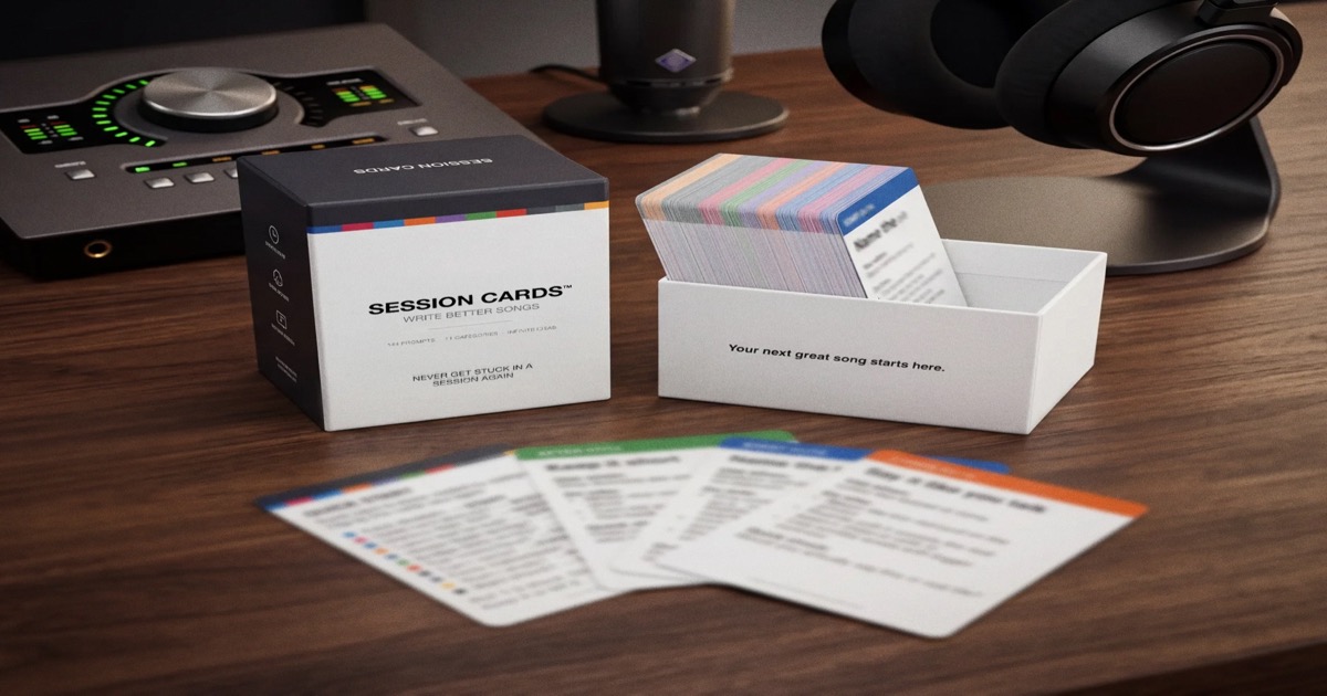 Session Cards™ · The Songwriting Secrets Behind Every Hit Session